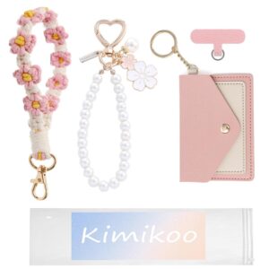 kimikoo keychain wristlet keychain wallet for women car key chain bracelet keychain women keychain for keys