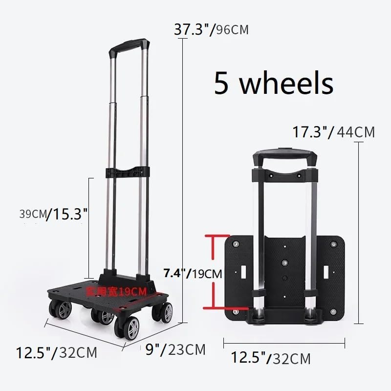 Telescopic Rod Bracket Aluminum Alloy Pulling Rod Cart Kid Trolley for School Bag Luggage Bag Pet Backpack