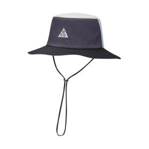 nike adult unisex acg bucket hat (us, alpha, large, x-large, gridiron/black/cobalt bliss)