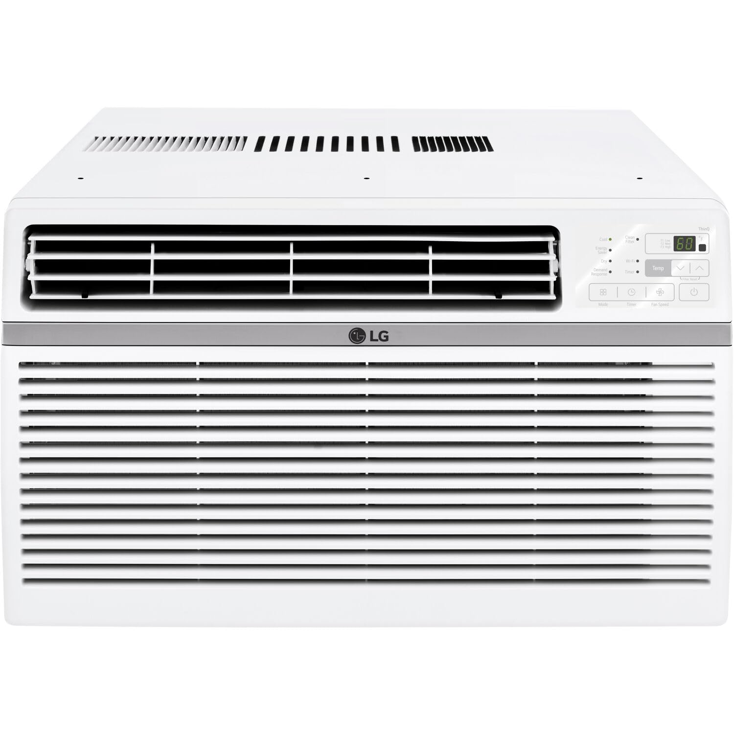 LG LW1824RD, White 18,000 Window Air Conditioner, 230/208V, 1,000 Sq.Ft. (25' x 40' Room Size), Quiet Operation, Electronic Control with Remote, 3 Cooling & Fan Speeds, Auto Restart, 18000 BTU