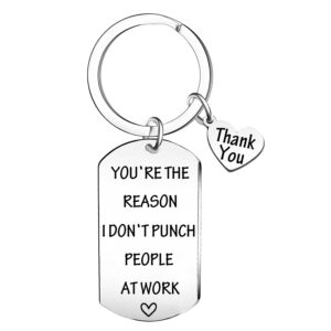 funny gifts for coworker appreciation keychain gifts for coworker boss employee volunteer social worker going away leaving gifts goodbye farewell gifts retirement gift thank you gifts for colleagues