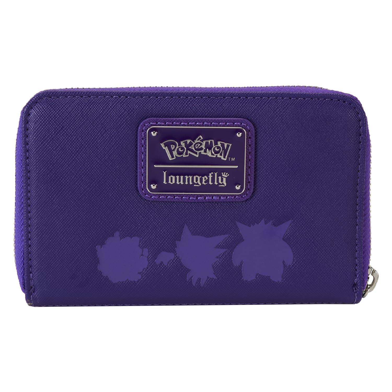 Loungefly Pokemon Gastly Evolutions Zip Around Wallet, Black