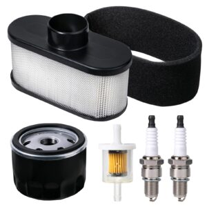 ceukius fr691v tune up kit for kawasaki fr651v fr691v fr730v fx600v fs481v fs541v fs600v fs651v fs691v fs730v 4-stroke engine lawn mower tractor, replaces 11013-0752 air filter 49065-7007 oil filter