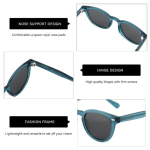 ZENOTTIC Women Sunglasses Polarized Trendy Retro Sun Glasses Round Designer Sunglass UV Protection Shades for Men Womens