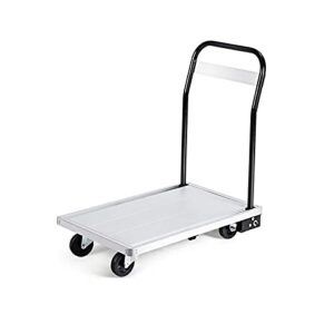 generic platform trucks hand trucks luggage cart trolley, carts with wheels moving, stands platform trucks (color : 36 x 24 x 32.5 inch)