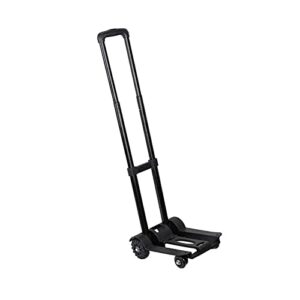 generic folding cart with wheels, push cart hand trucks utility carts service carts platform trucks service carts with 40kg/88lb weight capacity