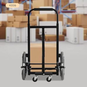 Generic Telescoping Handle Hand Truck Dolly with Wheels Heavy Duty Folding Dolly for Heavy Things Moving, Black