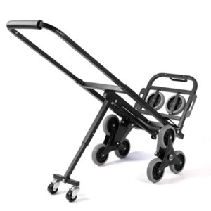 Generic Telescoping Handle Hand Truck Dolly with Wheels Heavy Duty Folding Dolly for Heavy Things Moving, Black