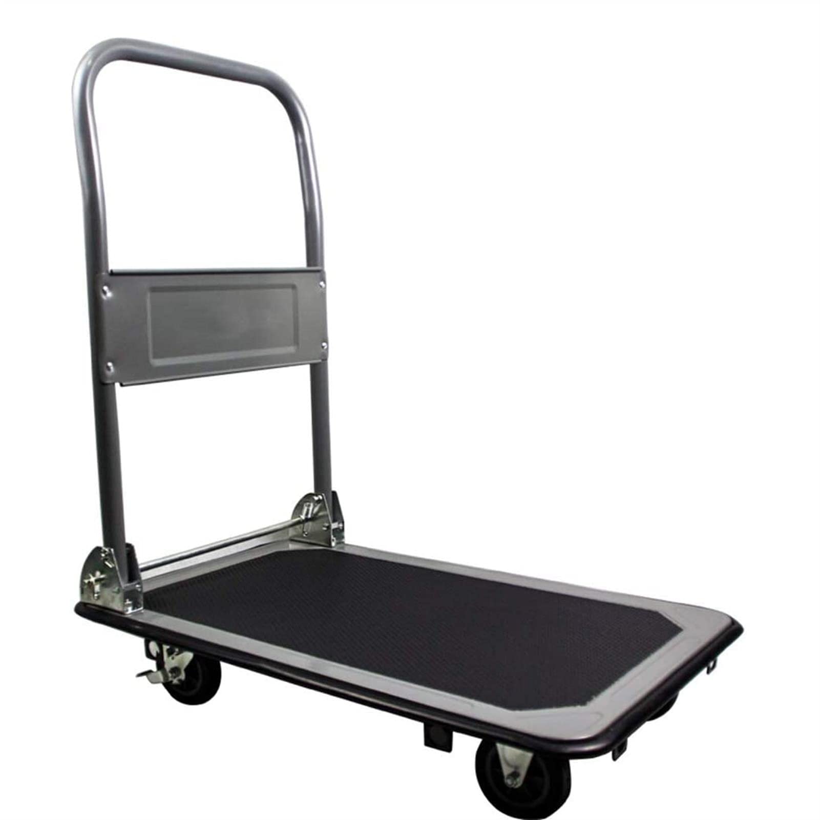 Generic Folding Cart with Wheels, Push Cart Hand Trucks Utility Carts Service Carts Platform Trucks, Wagon with 330Lb Weight Capacity