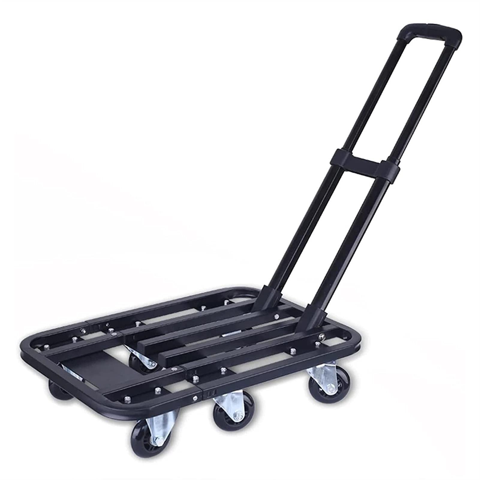 Generic Hand Trucks Utility Carts Push Cart Platform Trucks, Folding Cart with Wheels, Material Transport Equipment, Maximum Load 100Kg/220Lb