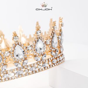 Gold Tiaras and Crowns for Women Rhinestone Wedding Crowns Princess Queen Crown for Girls Crystal Hair Accessories for Bridal Birthday Party Prom Halloween Cos-play Costume Christmas