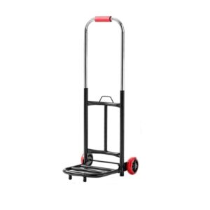 btjinan folding shopping cart pull cargo trolley luggage cart portable handling small cart pull truck trailer