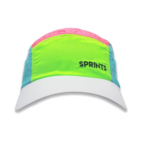 Sprints Race Day Performance HyperG Racing Cap | The Lightweight, Quick Dry, Running, Sport Hat, One Size, Unisex (Brisk Out The Blocks)