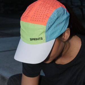 Sprints Race Day Performance HyperG Racing Cap | The Lightweight, Quick Dry, Running, Sport Hat, One Size, Unisex (Brisk Out The Blocks)