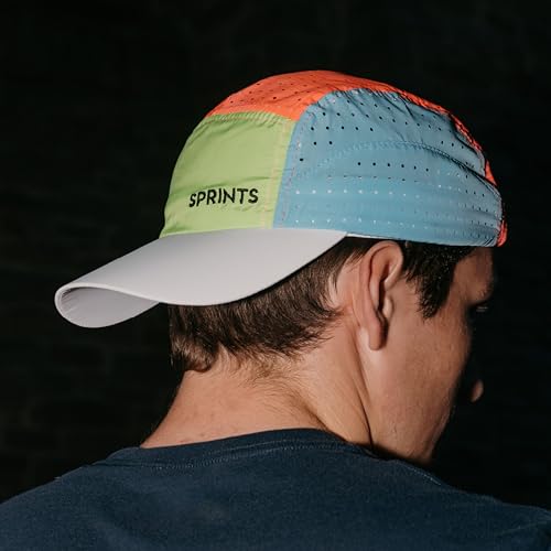 Sprints Race Day Performance HyperG Racing Cap | The Lightweight, Quick Dry, Running, Sport Hat, One Size, Unisex (Brisk Out The Blocks)