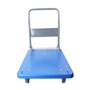 Hand Truck Upgraded Foldable Push Cart Dolly, Moving Platform Hand Truck, Heavy Duty Collapsible Swivel Push Handle Flat Bed Wagon, 660 lbs Capacity