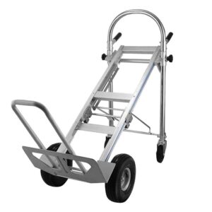 gtfdxj portable folding trolley truck, aluminum alloy truck, multi-function trolley, strong load-bearing and thickening push-pull truck,a