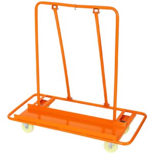 ataucjin heavy duty drywall sheet cart & panel dolly 1600lbs load capacity,panel service cart,casters with brake