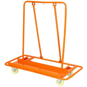 Ataucjin Heavy Duty Drywall Sheet Cart & Panel Dolly 1600lbs Load Capacity,Panel Service cart,casters with Brake