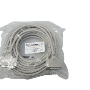 Your Cable Store 50 Foot DB25 25 Pin Serial Port Cable Male/Female RS232