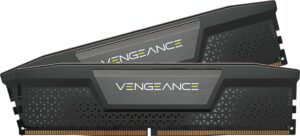 corsair vengeance ddr5 ram 64gb (2x32gb) 5600mhz cl40-40-40-77 1.25v intel xmp desktop computer memory - black (cmk64gx5m2b5600c40)