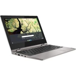 Lenovo C340 11 Convertible 2-in-1 Chromebook, Intel Celeron N4000, 4 GB RAM, 32GB eMMC, 11.6-inch HD Touch Screen Display, Chrome OS, 802.11ac, Bluetooth, Platinum Grey, W/Silmarils Accessories