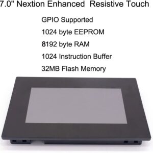 Ferwooh 7.0" Nextion Enhanced HMI USART UART Serial TFT LCD Module Display Resistive Touch Panel Touchscreen with Enclosure