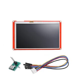 ferwooh 7.0" nx8048p070 nextion intelligent hmi usart uart serial tft lcd display module resistive touch screen pannel resistive lcd touchscreen (nx8048p070-011r)