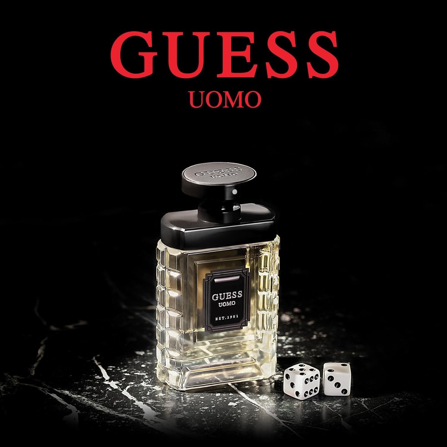 GUESS UOMO Eau de Toilette, 3.4 Fl Oz