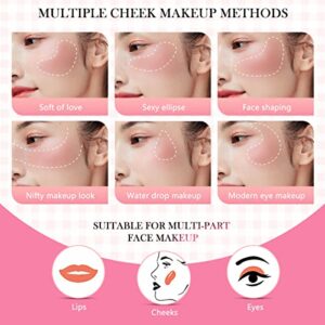 LOKFAR Cream Blush Stick for Cheeks Blush Makeup - 2 in 1 Multi Stick Blush for Cheeks Tint & Eyes & Lips, Cheek Makeup Stick Makeup Blush with Brush, Waterproof Creme Blush (#01 Cherry Pink)