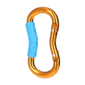 Nuby Stroller Hooks: 3pk, Green/Multi Color, Includes 1 Large & 2 Small Carabiner Hooks for Organizing Essentials