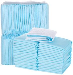 payanwin 100 pack disposable changing pads baby disposable underpads waterproof diaper changing pad breathable underpads bed table protector mat, 17.8 inches x 13 inches