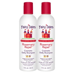 fairy tales rosemary repel daily kids shampoo– kids like the smell, lice do not, 12 fl oz. (pack of 2)