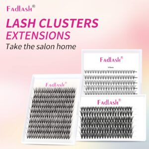 DIY Eyelash Extension Large Tray 10D 20D 30D 40D Cluster Lashes Mixed Tray Natural Long Mink Individual Lashes Reusable False Eyelashes Extension (20D-0.07-C, 8-16mm)