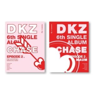 dkz chase episode 2. maum 6th single album 2 version set cd+96p photobook+2p photocard+1p postcard+1p 4cut photofilm+1p id card+1ea sticker+tracking sealed