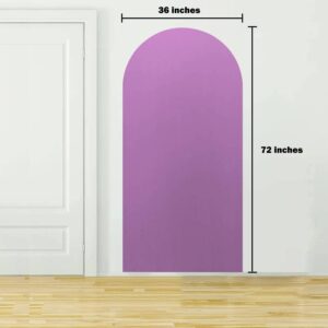 Arch Wall Decal Purple Wall Texture Peel and Stick Wallpaper Self-Adhesive Removable Wall Sticker Mural Wall Decor for Living Room Bedroom Nursery