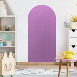 Arch Wall Decal Purple Wall Texture Peel and Stick Wallpaper Self-Adhesive Removable Wall Sticker Mural Wall Decor for Living Room Bedroom Nursery