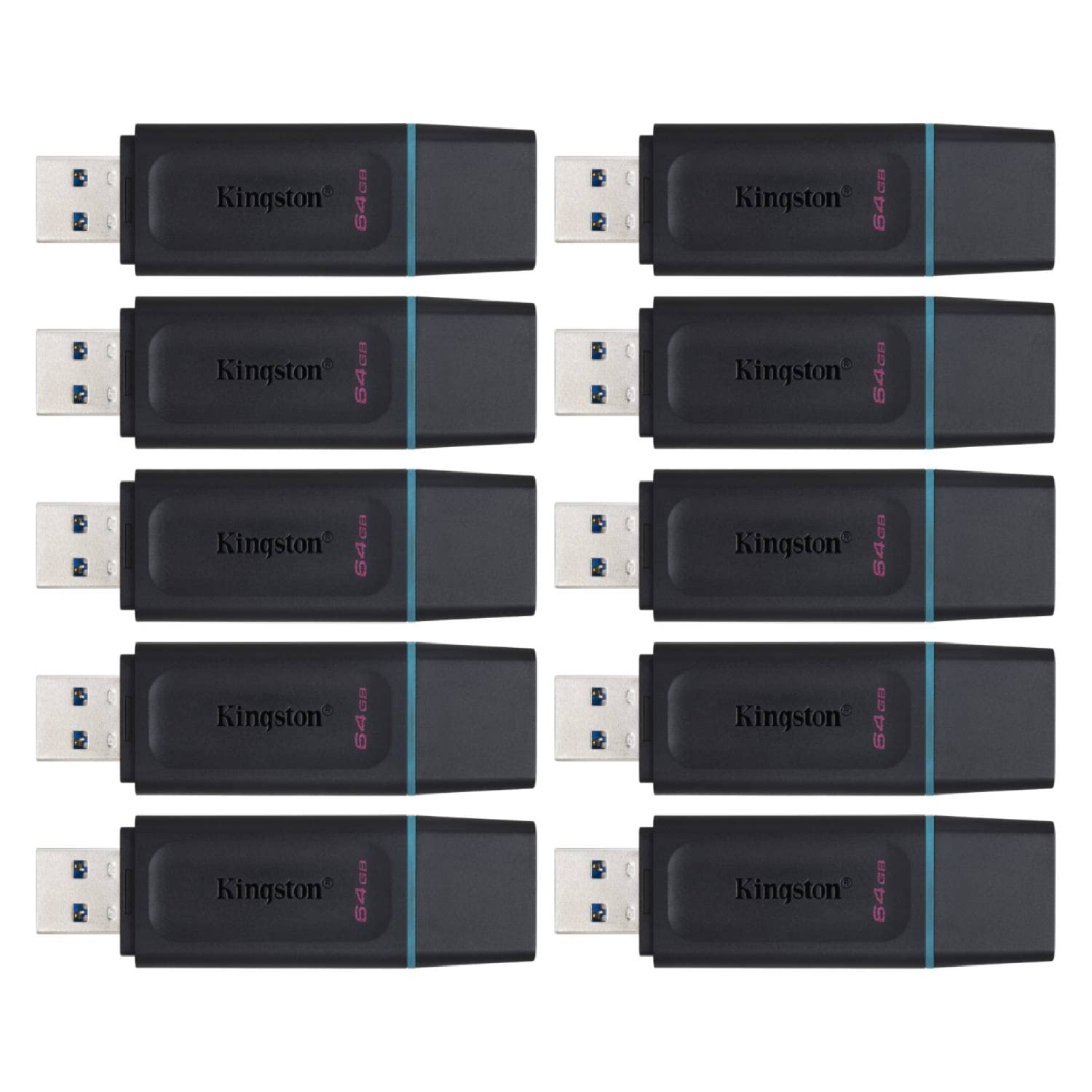 Kingston 64GB DataTraveler Exodia Flash Drive - DTX/64GB (Pack of 10)