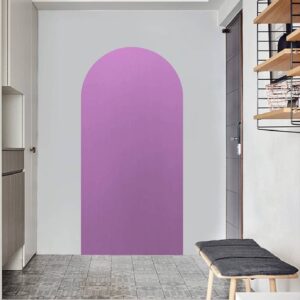 Arch Wall Decal Purple Wall Texture Peel and Stick Wallpaper Self-Adhesive Removable Wall Sticker Mural Wall Decor for Living Room Bedroom Nursery