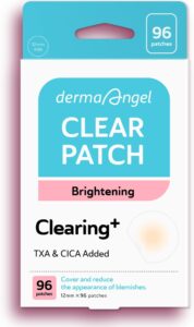 derma angel ultra invisible dark spot patches for post acne pimple, acne spot treatment - day and night use - upgraded (post acne - 96 count - 1 size)