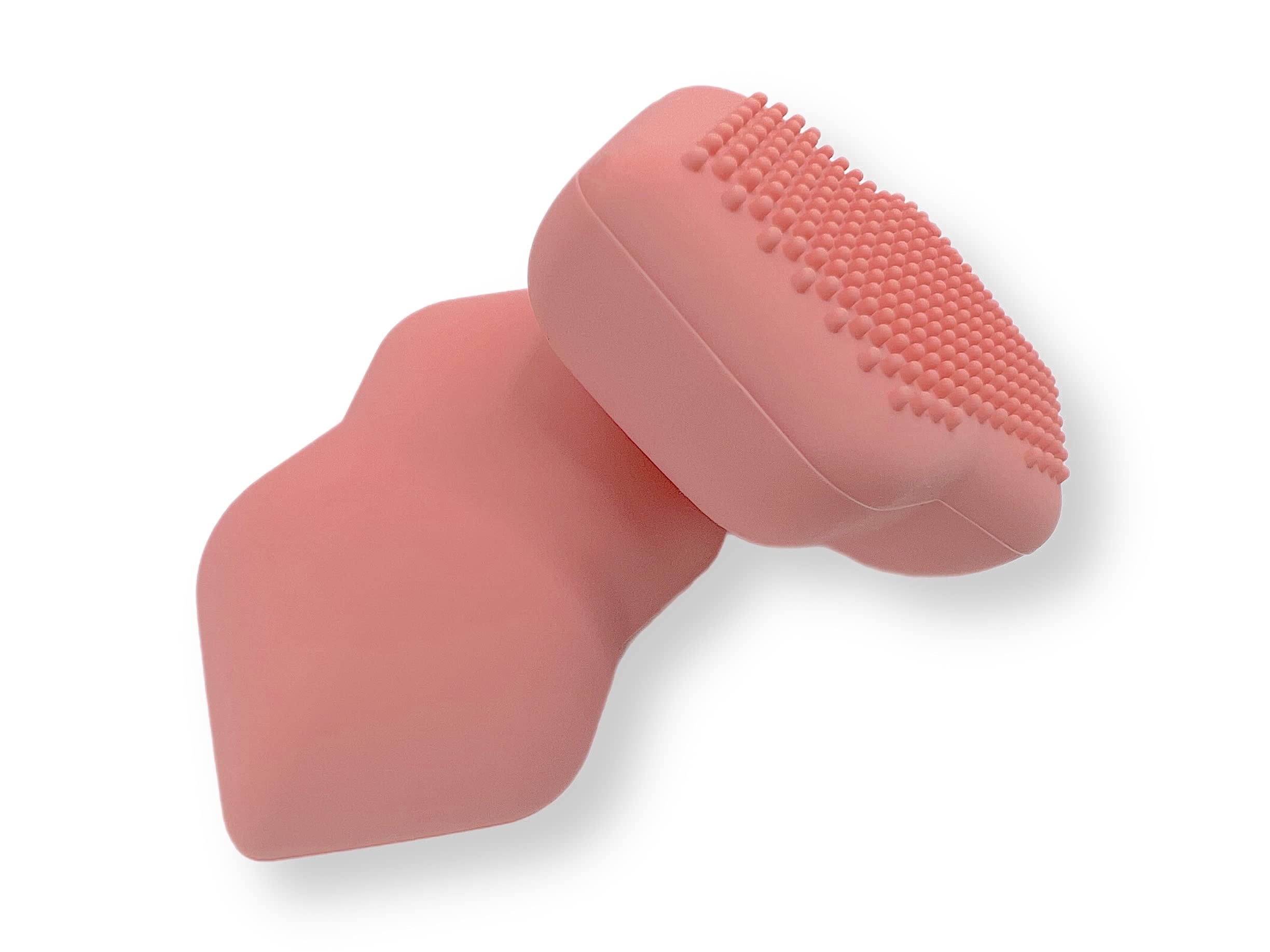 (1 PC) Lip scrubber and exfoliating brush tool, silicone material for men women, smoother and fuller lip appearance