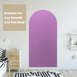 Arch Wall Decal Purple Wall Texture Peel and Stick Wallpaper Self-Adhesive Removable Wall Sticker Mural Wall Decor for Living Room Bedroom Nursery