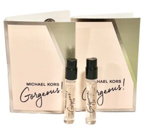 michael kors gorgeous edp sample 1.5ml x 2 (lot of 2)