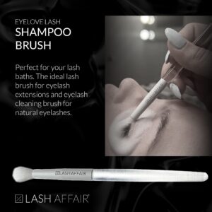 Lash Affair Eyelove Lash Shampoo Brush, Eyelash Cleansing Brush for Eyelash Extensions, Eye-Lash Cleaning Brushes, Lash Wash Cleaner Brush