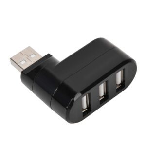 01 02 015 usb 2.0 hub, multi port hub abs for pc for laptop(black)