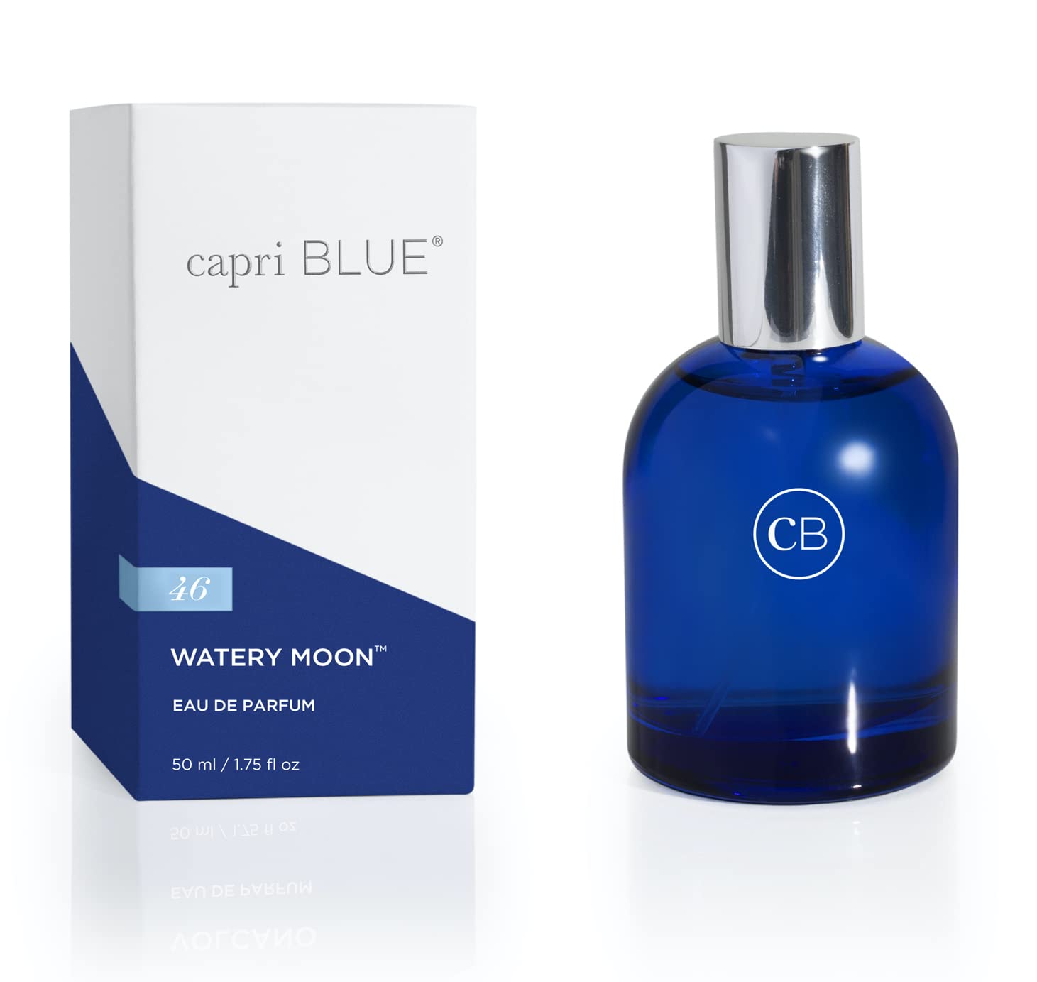 Capri Blue Watery Moon Eau De Parfum - Vegan formula - Cruelty-Free Perfume - Formulated Without Gluten, Parabens, Sulfates and Phthalates (1.75 fl oz)