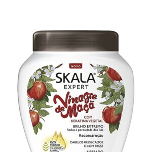 Brazilian Hair Treatment Keratina (Keratin) Plus Creme Treatment 1000g by Skala+ Skala Brazilian Hair Treatment Cream Vegan Coconut Oil 35oz | Creme de Tratamento Óleo de Coco Vegano 1kg