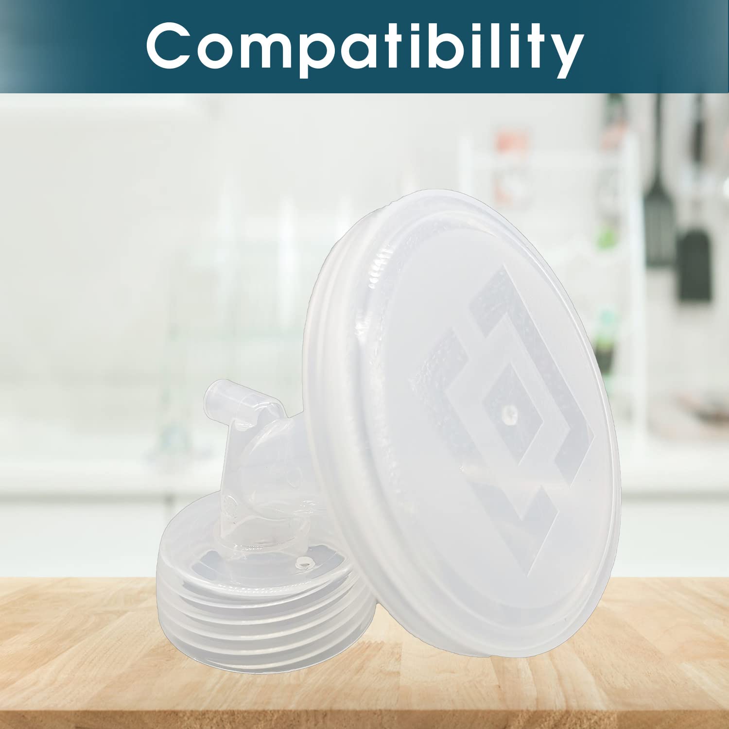 Begical Breastpump Flange Cover/Cap Compatible with Spectra 16mm/20mm/24mm/28mm Breast Pump Shield/Flange Also fit begical Like Spectra Flange Prevent dust from The Flange/Shields