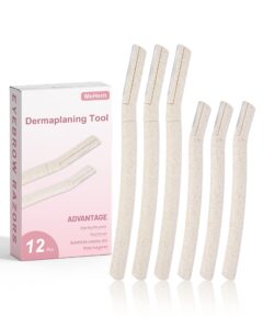 dermaplaning tool for face, 15 pcs microblade eyebrow razor, dermaplane razor for women face