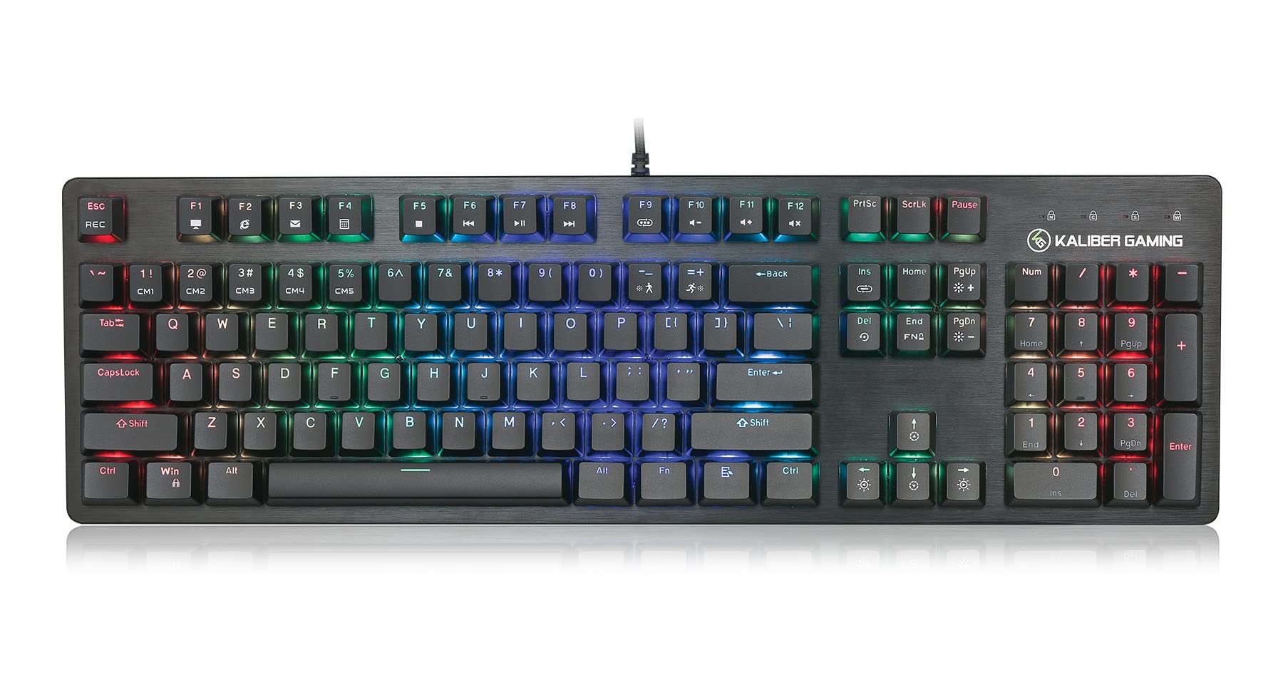 IOGEAR Kaliber Gaming HVER Stealth Gaming Keyboard (GKB740)